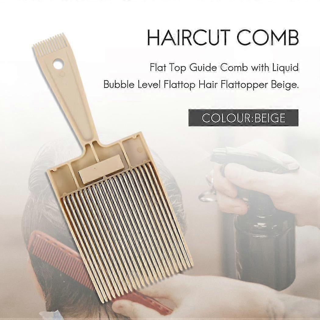 Flat Top Guide Comb With Liquid Bubble Level Flattop Hair Flattopper ...