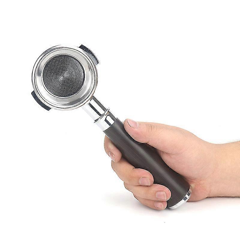 58mm Stainless Steel Double Ear Coffee Machine Handle Bottomless Filter ...