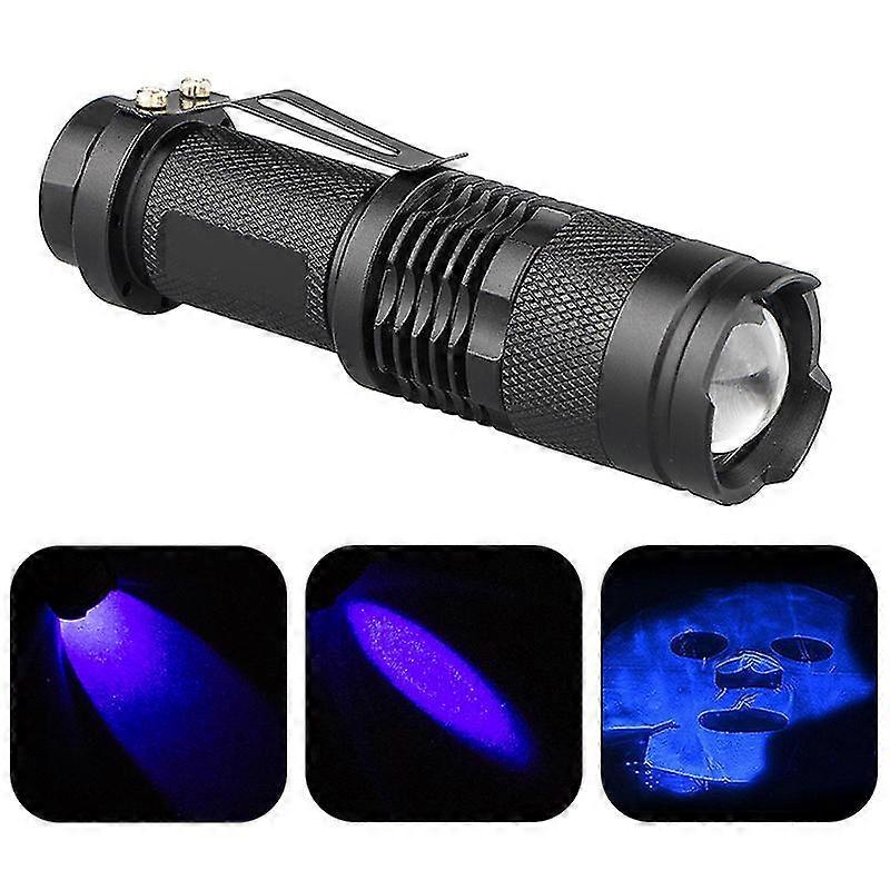 Purple light Flashlight Led Ultra Violet Uv 365 Nm Blacklight ...