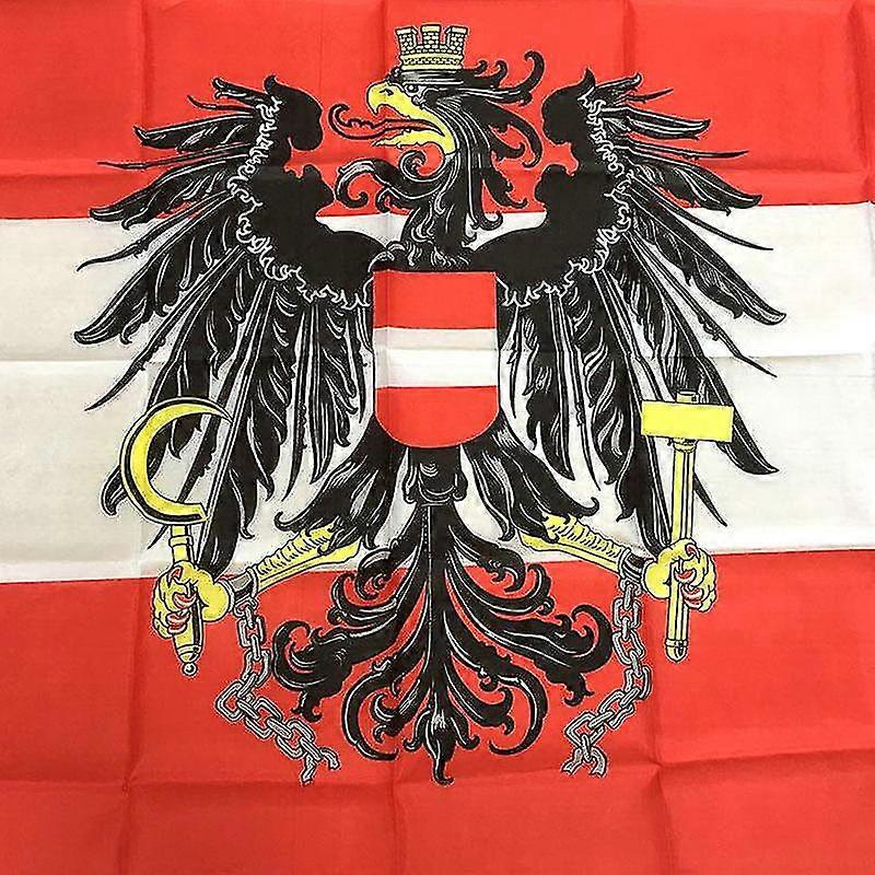 Austria Eagle National Flag 90x150cm Hanging Polyester Austrian Emblem ...