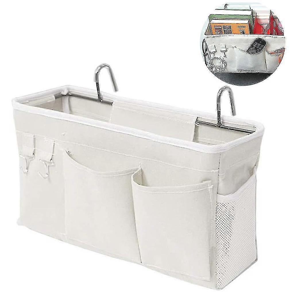 Bed Organizer Bed Bag With Hooks Hanging Pocket Loft Bed Storage Bag ...