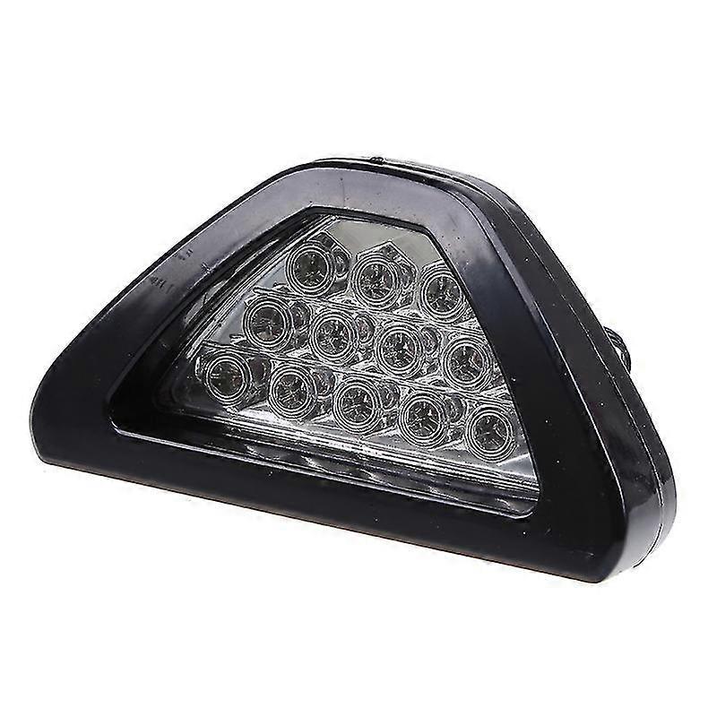 Universal Brake Signal Lamp F1 Style Triangle Sporty 12led Rear Fog ...