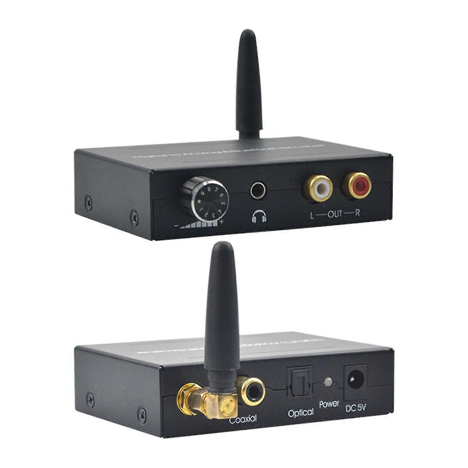 3.5mm Jack Coaxial Optical Fiber Digital To Analog Audio Rca L/r Audio ...