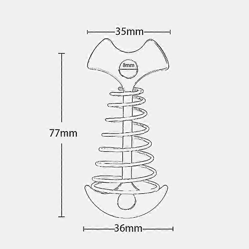 10pcs Adjustable Plank Floor Spring Anchor Tent Pegs Buckle Outdoor ...