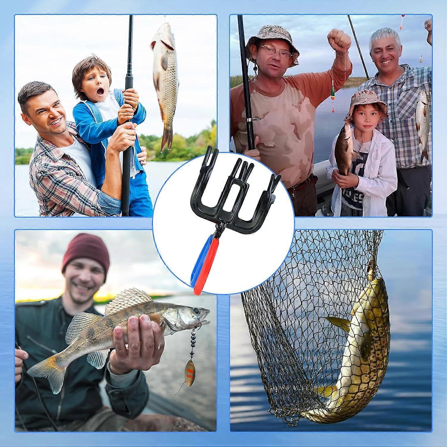 3 Claw Fish Gripper, Metal Fishing Pliers Gripper Fish Control Clamp ...