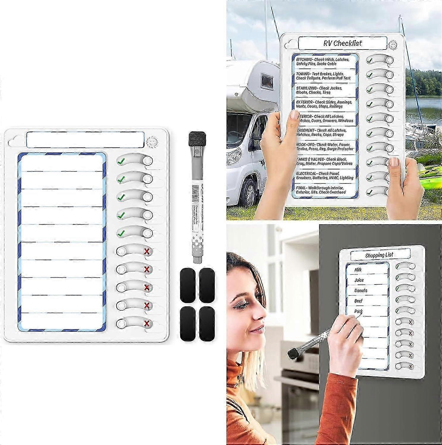 Chores Chart for Kids, Erasable Dry-Erase Chore Chart to Do List Board ...