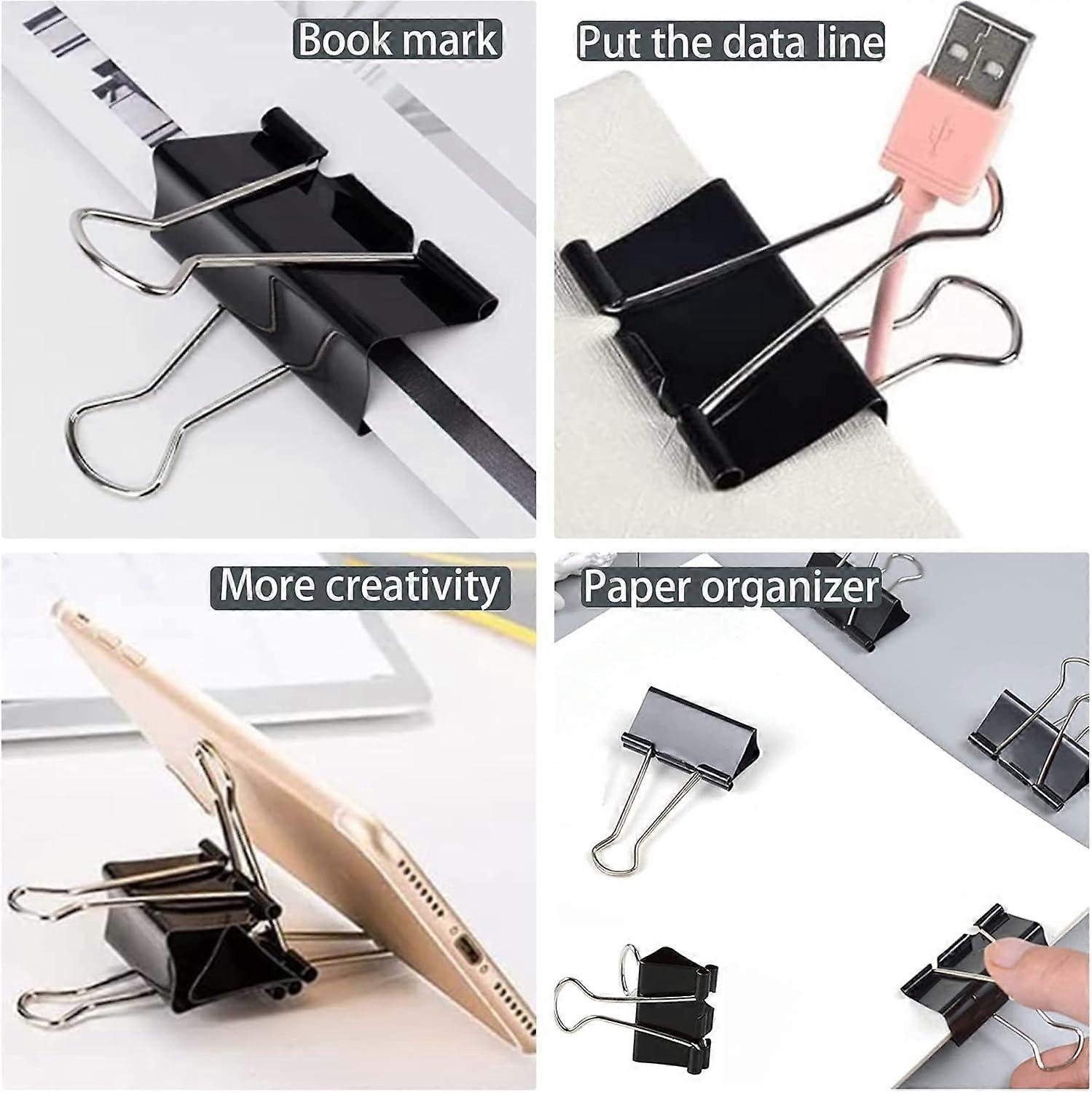 Extra Large Binder Clips, Heavy-Duty Design, for Office and Home Use ...