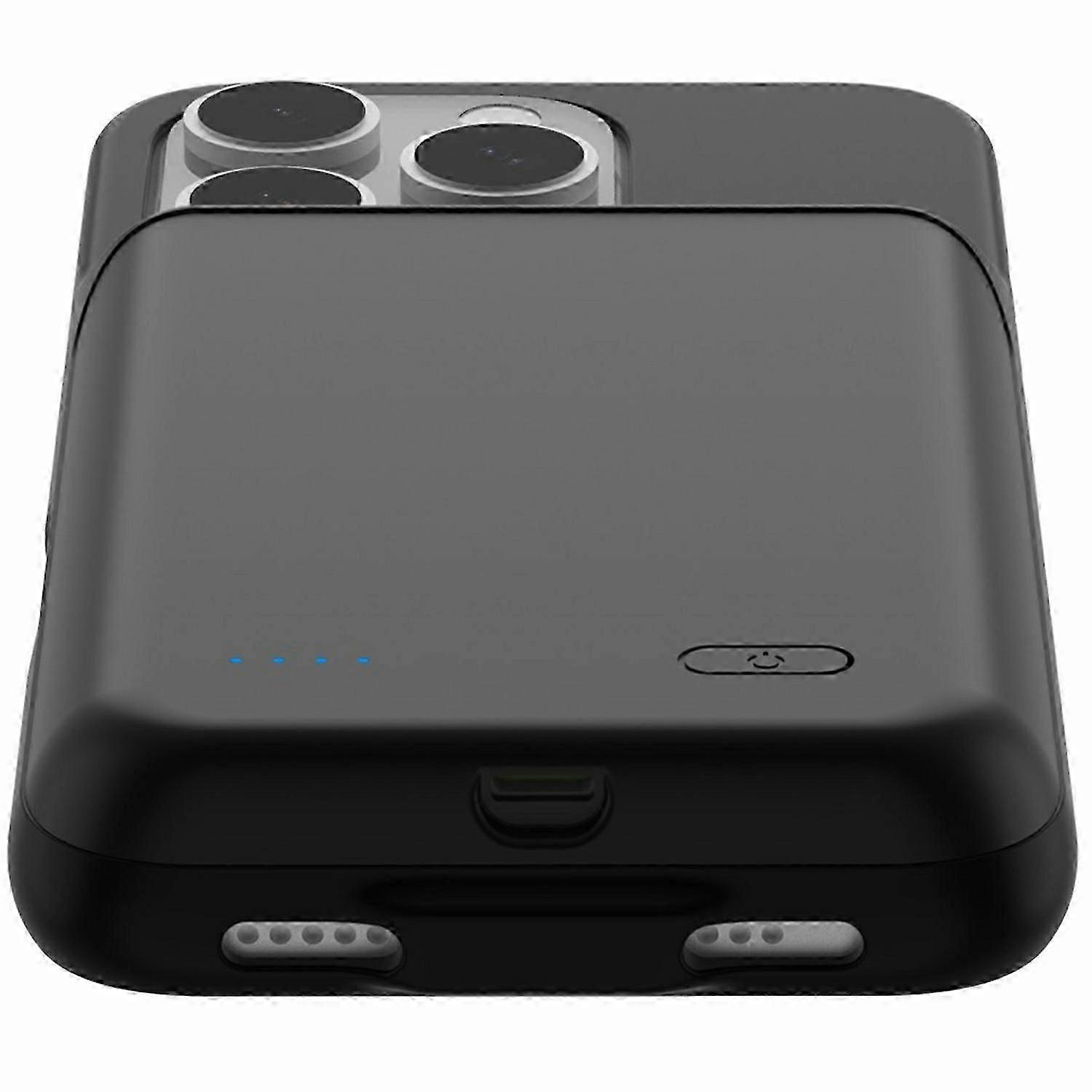 For Iphone 16 Pro Charging Back Case 7000mah Power Bank Phone Backup ...
