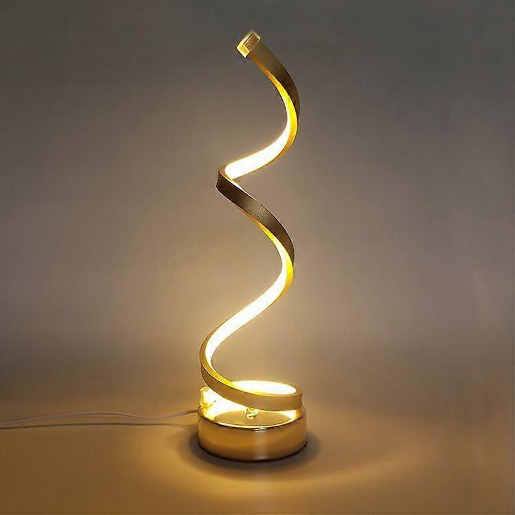 Modern Spiral Table Lamp, Dimmable LED Table Lamp, 12W Desk Lamp, 3 ...