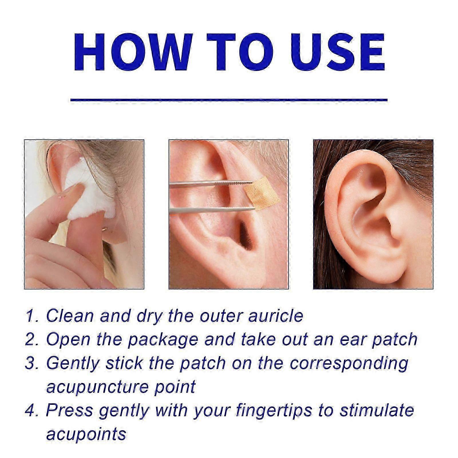 Magnetic Point Ear Acupoint Lymphatic Cleansing Pads, Relieve Lymphatic ...