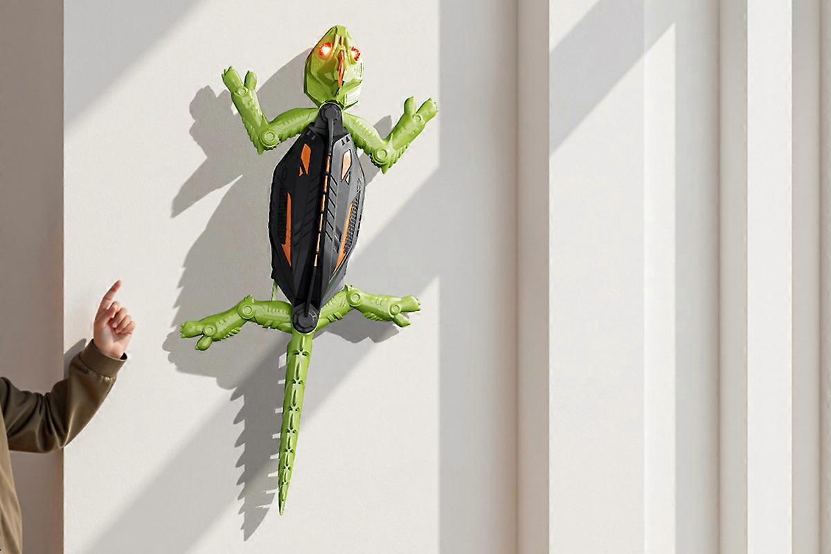 Wall Climbing RC Chameleon Toy Wall Crawler Lizard with LED Eyes for ...