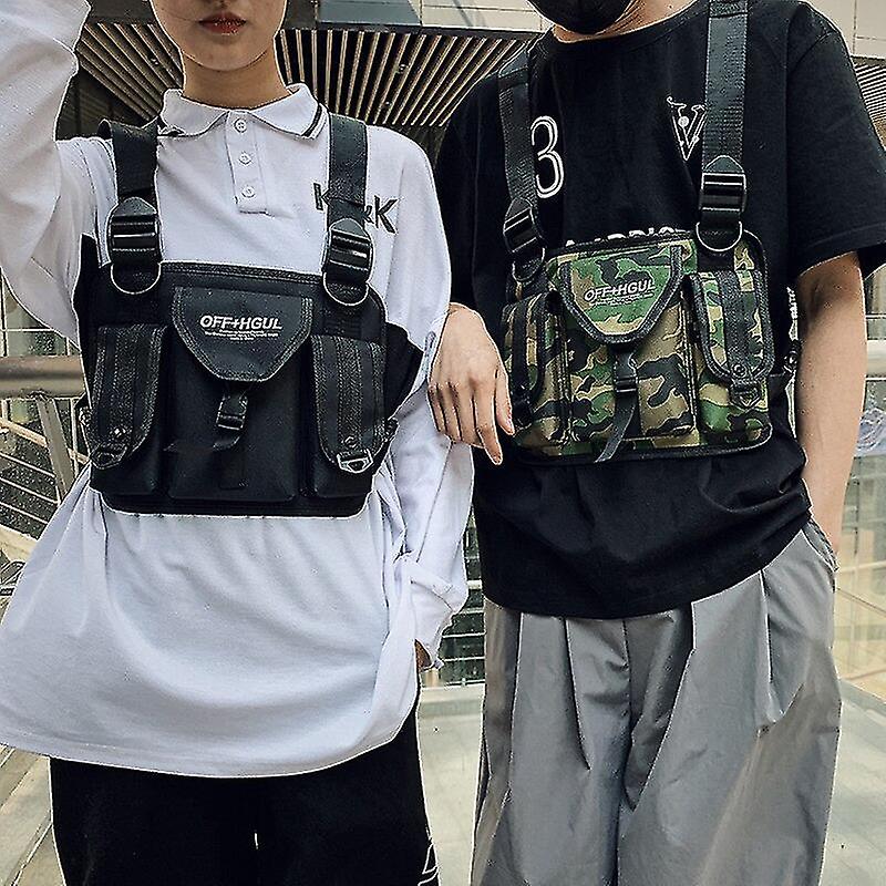 Tactical Vest Nylon Military Vest Chest Rig Pack Pouch Holster Tactical ...