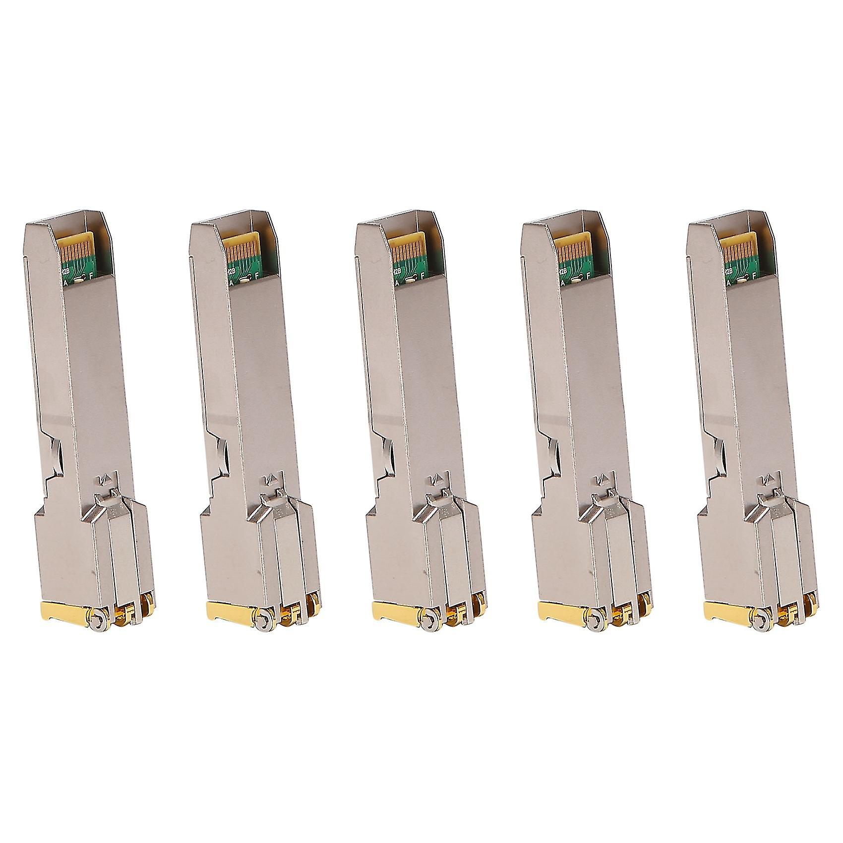 5x Sfp Module Rj45 Switch Gbic 10/100/1000 Connector Sfp Copper Rj45 ...