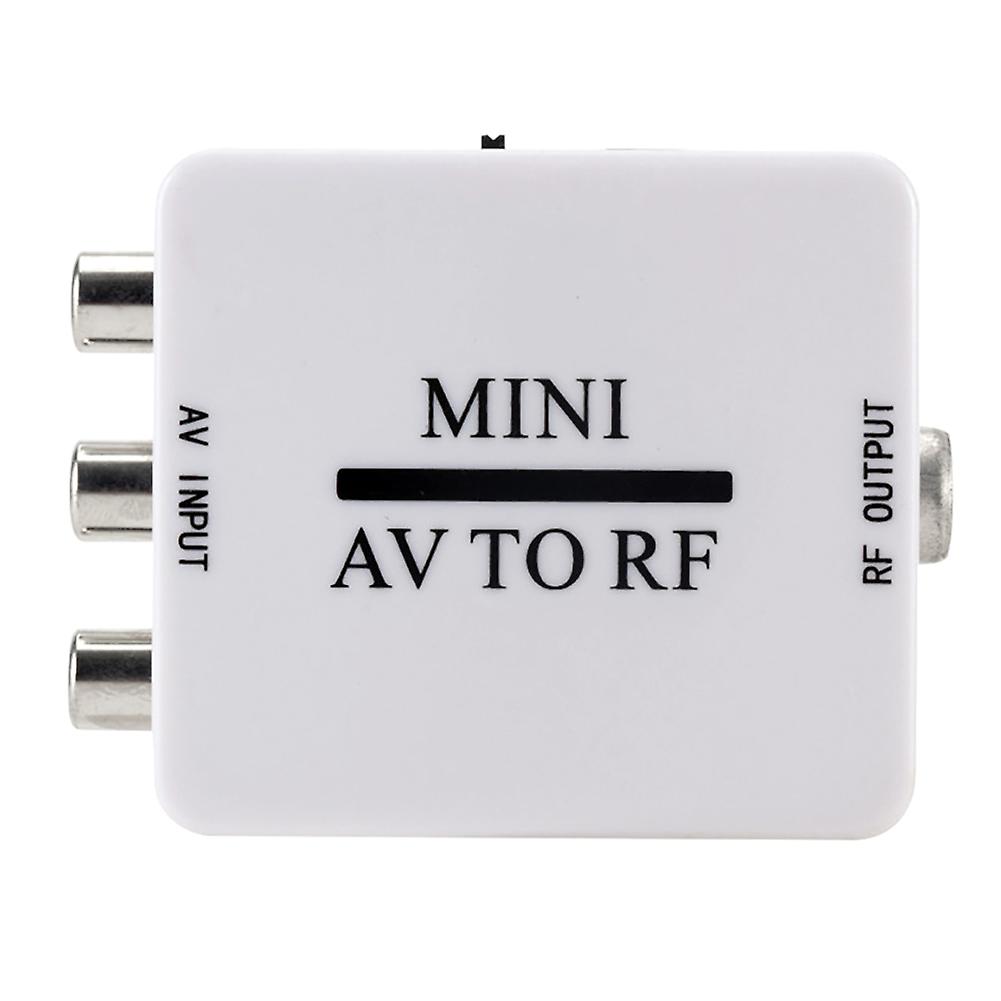 AV to RF Converter with RF 67.25 MHz 61.25 MHz Frequency for TV VHS DVD ...