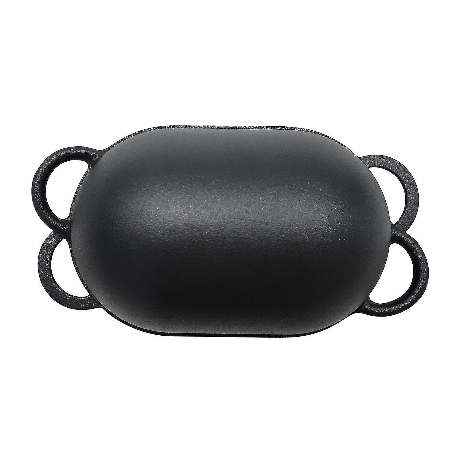Cast Iron Bread Pan Dutch oven with Lid – Oven Safe Form for Baking ...