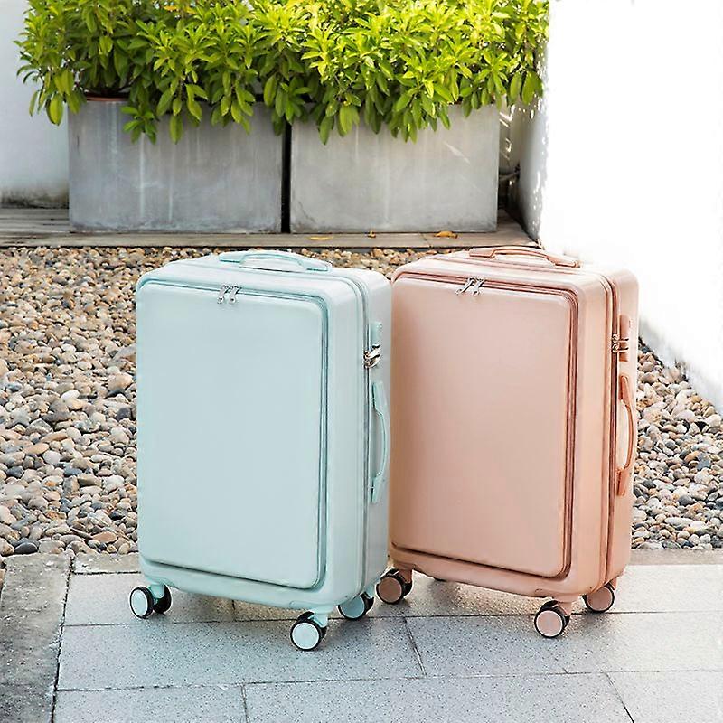 New Front-opening Suitcase Female Student High-value Luggage Male ...