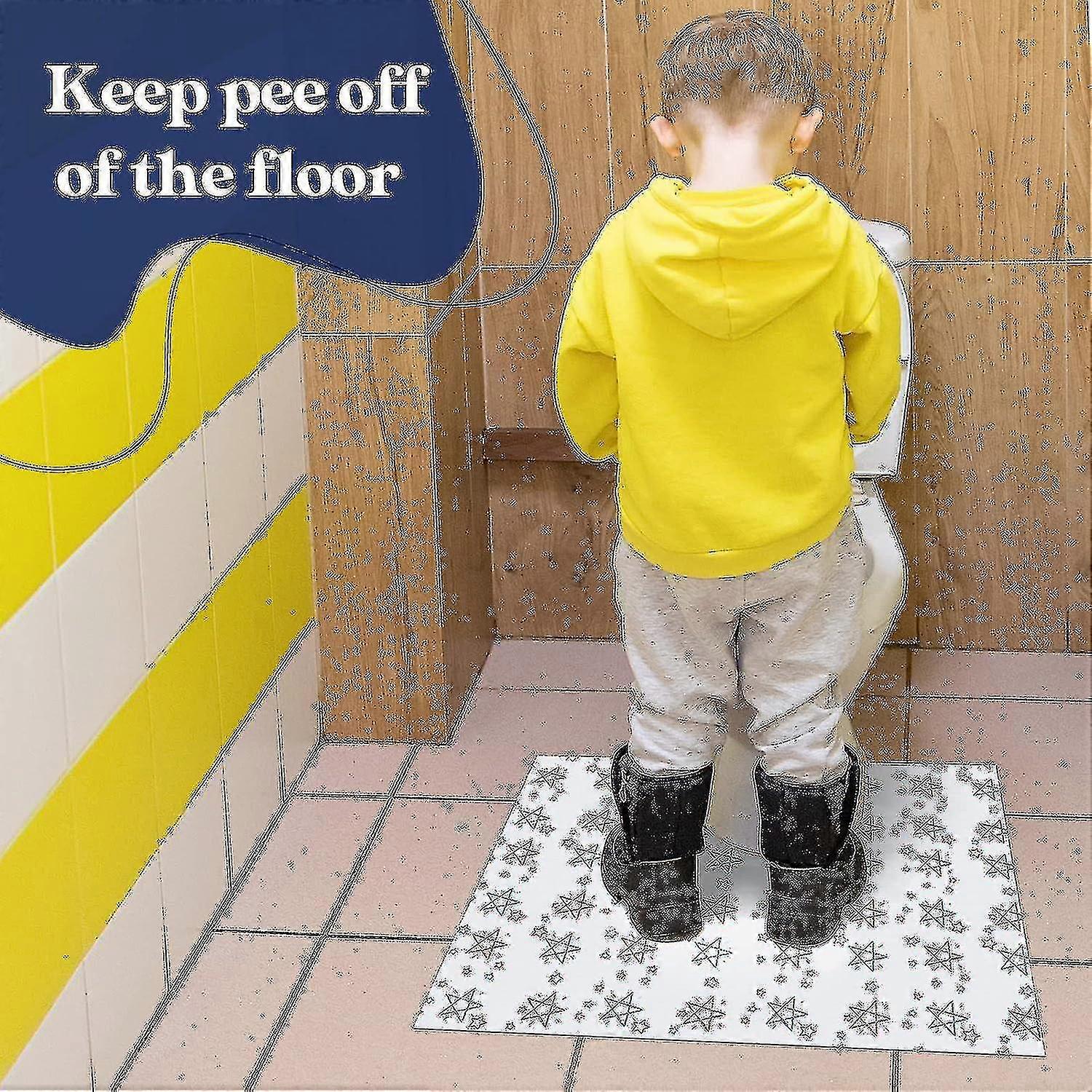 50 Pcs Disposable Toilet Commode Mat Deodorizing Toilet Mats Waterproof ...