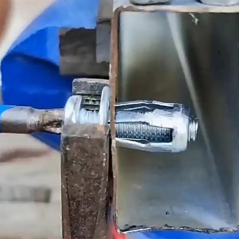 10set M5 M6 Petal Rivet Lock Nut Bolt Expansion Clamp Hollow Wall Iron ...