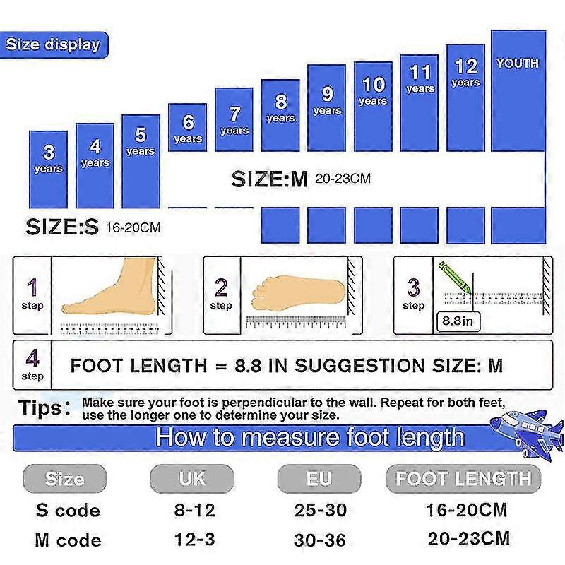 Jianghuo Roller Skates Kids Roller Boots,8 Light Up Wheels And 4 Sizes ...