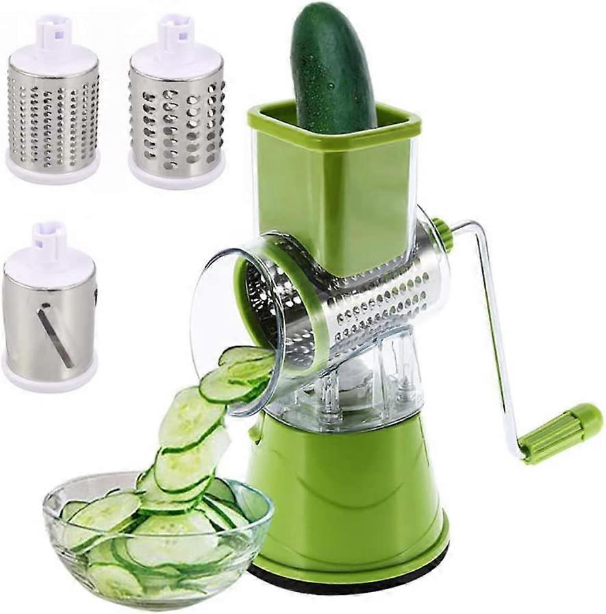 Manual Rotary Cheese Grater 1Set Vegetable Mandoline Slicer Fruit ...