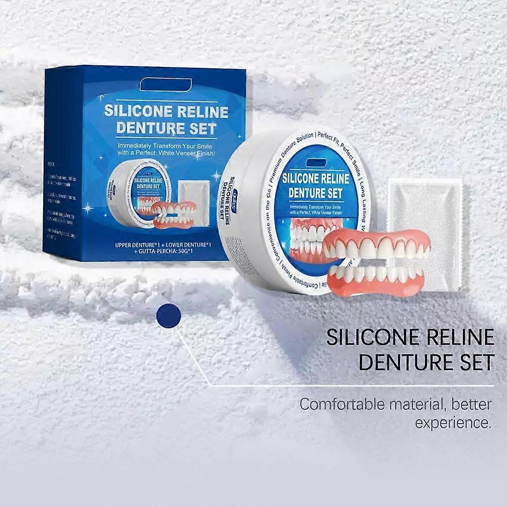 Silicone Reline Denture Set,Denture Silicone Reline Kit,Soft Denture ...