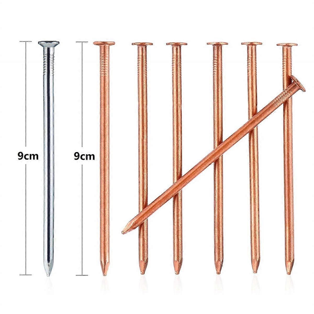 20Pcs Copper Nails for Killing Trees Stump Root 3.5 Inch Long Nail ...