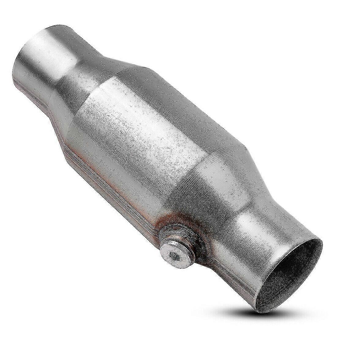 1pcs 2.5inch Spun Universal Catalytic Converter High Flow Stainless ...