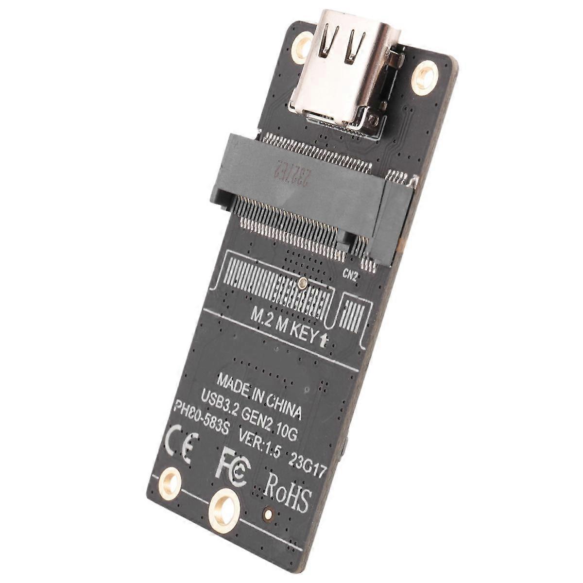 M.2 to Type-C SSD Enclosure Adapter M2 NVME HDD Enclosure Interposer ...