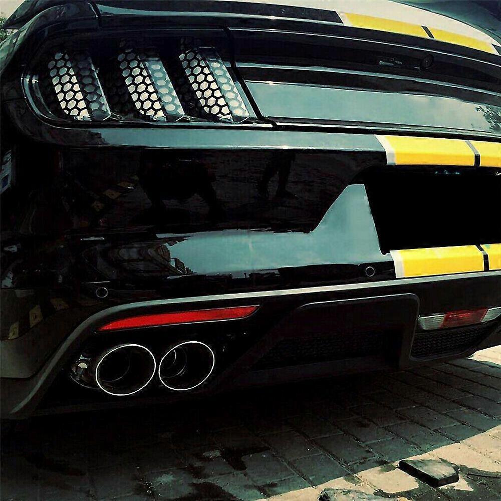 Car Rear Tail Light Lamp Stickers Honeycomb Type Decal Carbon Fiber ...