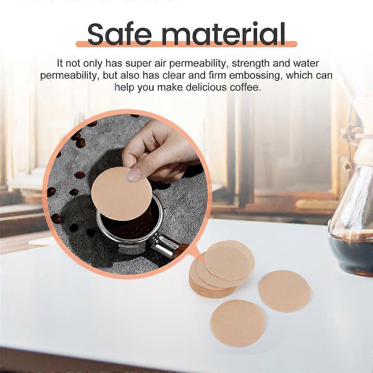 400 pieces of unbleached paper coffee filter round replacement coffee ...