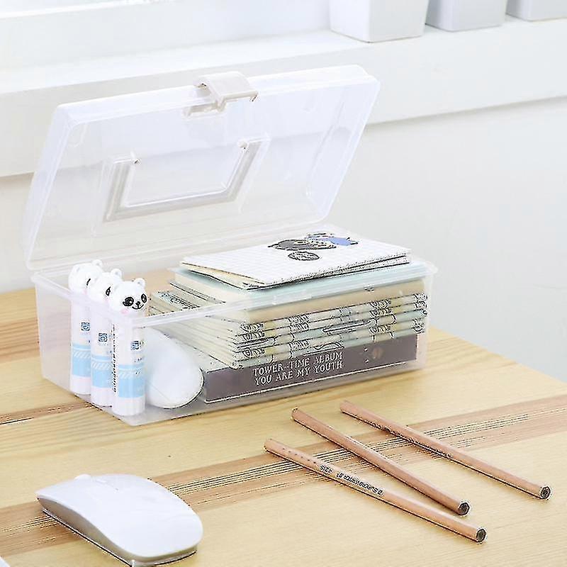 Multipurpose Plastic Clear First Aid Box Portable Medical Kit | Fruugo UK