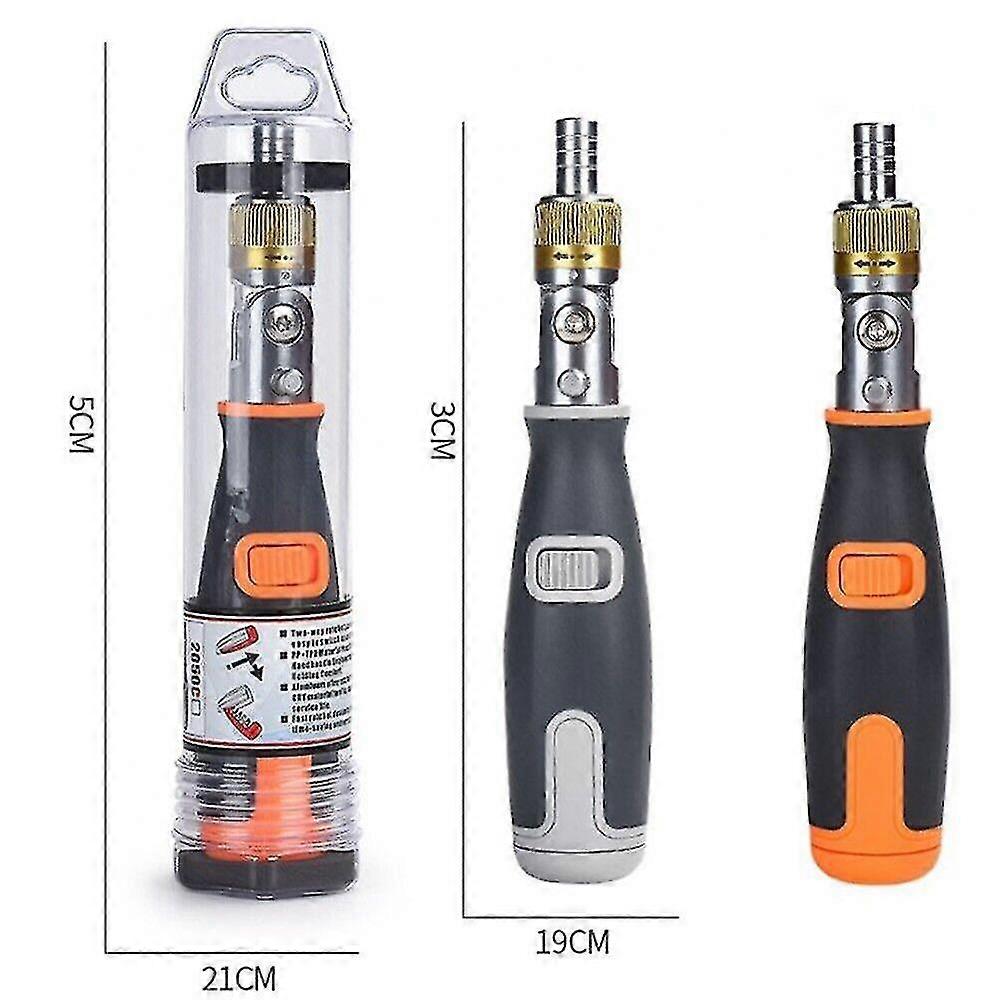 10-in-1 Screwdriver Multi-functional Multi-angle Household Ratchet ...