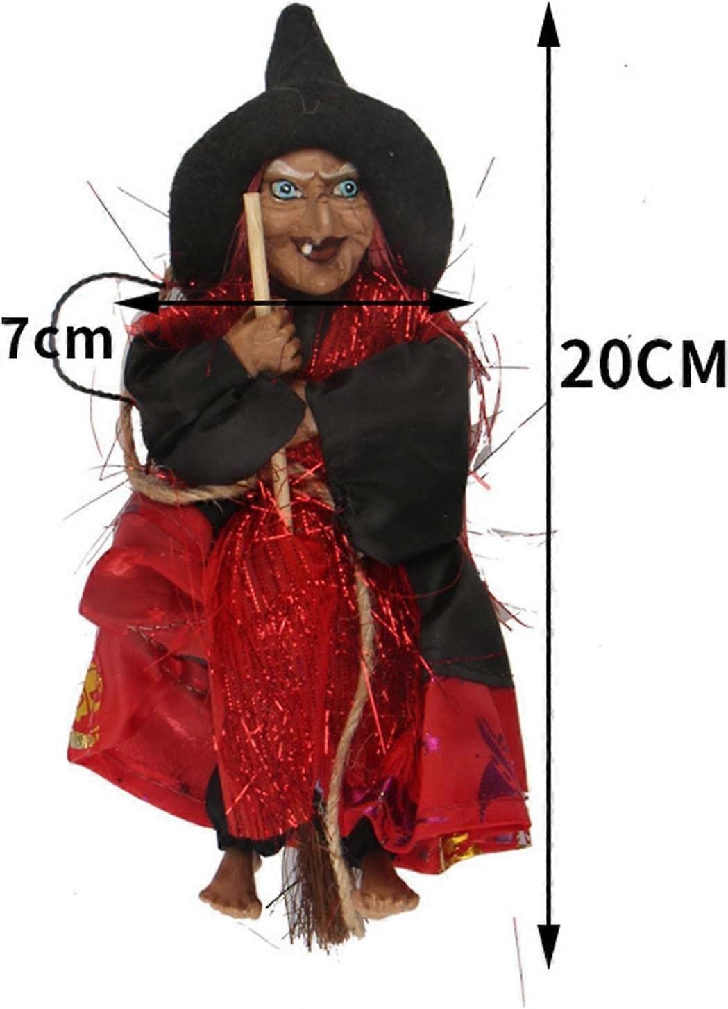 Witch Ornaments Props Toy Scene Layout Flying Witches Decor Figure for ...