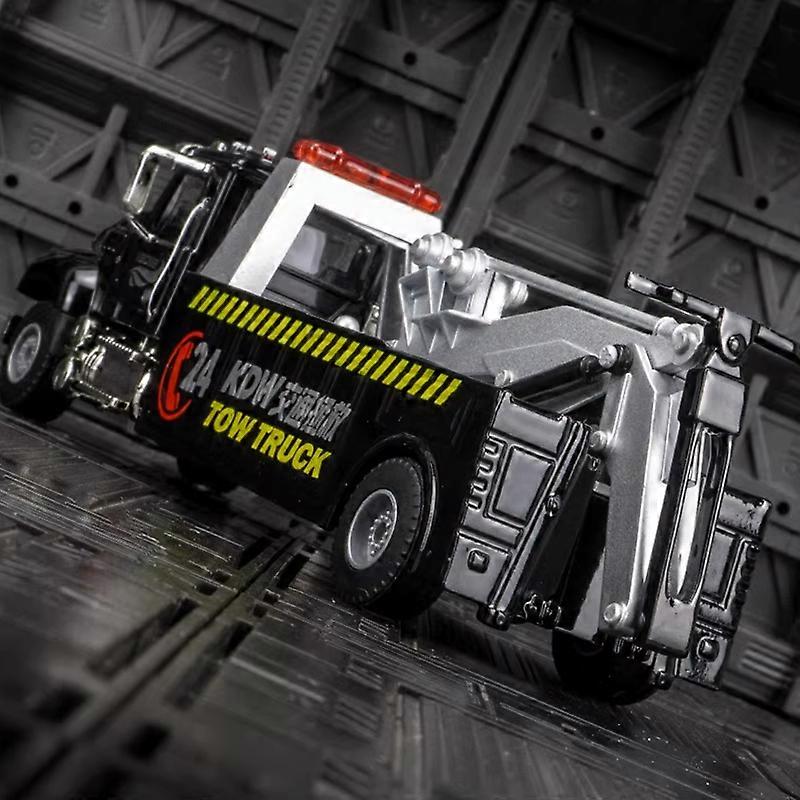 New Alloy Traffic Road Rescue Car Model Diecast Metal Toy Engineering ...