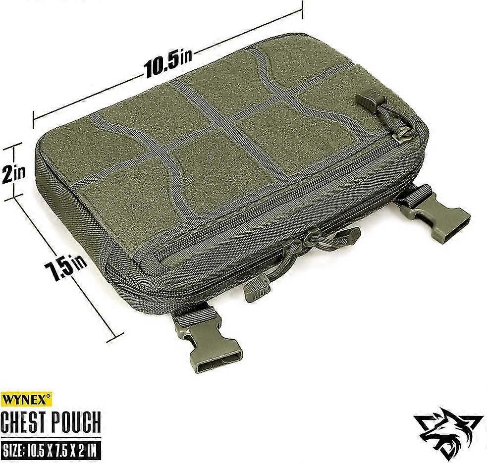 Recon Kit Bag, Tactical Combat Chest Pack Molle Vest Bags Front Pouch ...