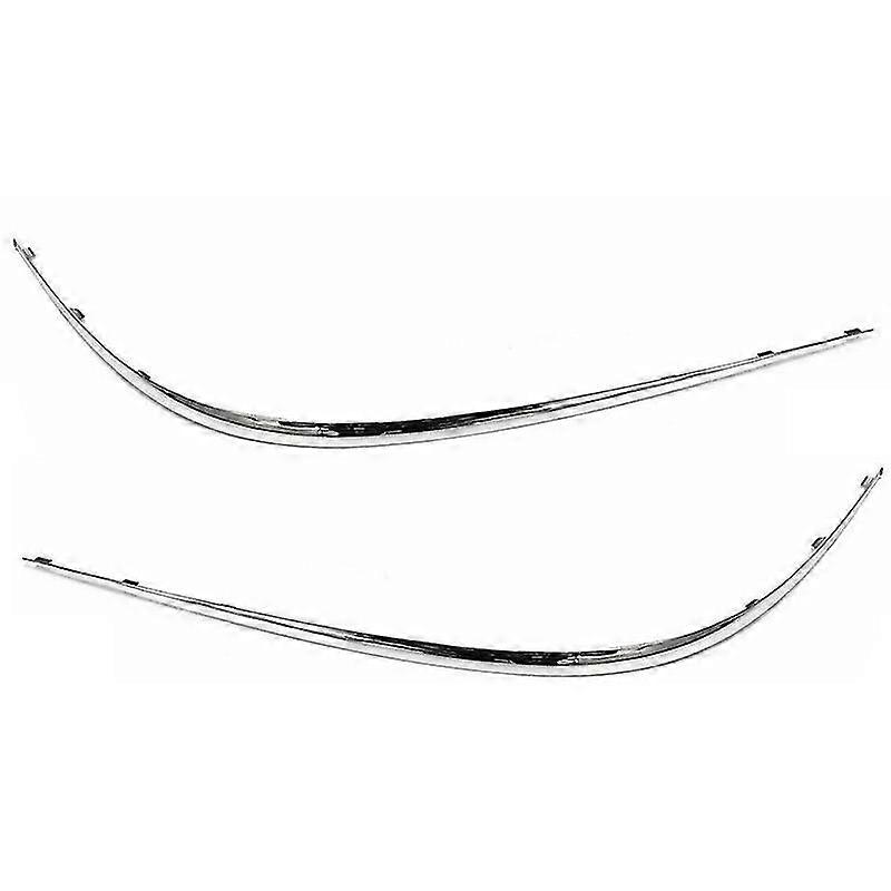 Front Bumper Moulding Chrome Trim Pair Set R+L for MB E W211 06-09 ...