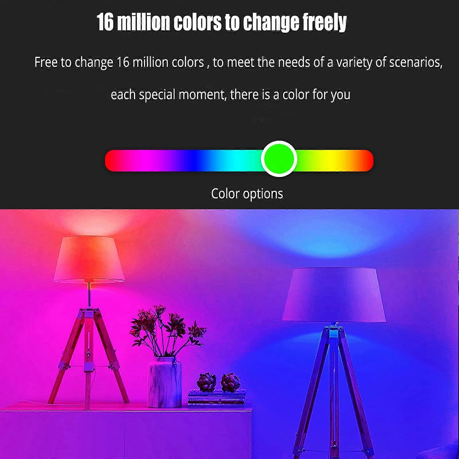 Colorful rgb bulb color light bulb color changing remote control led ...