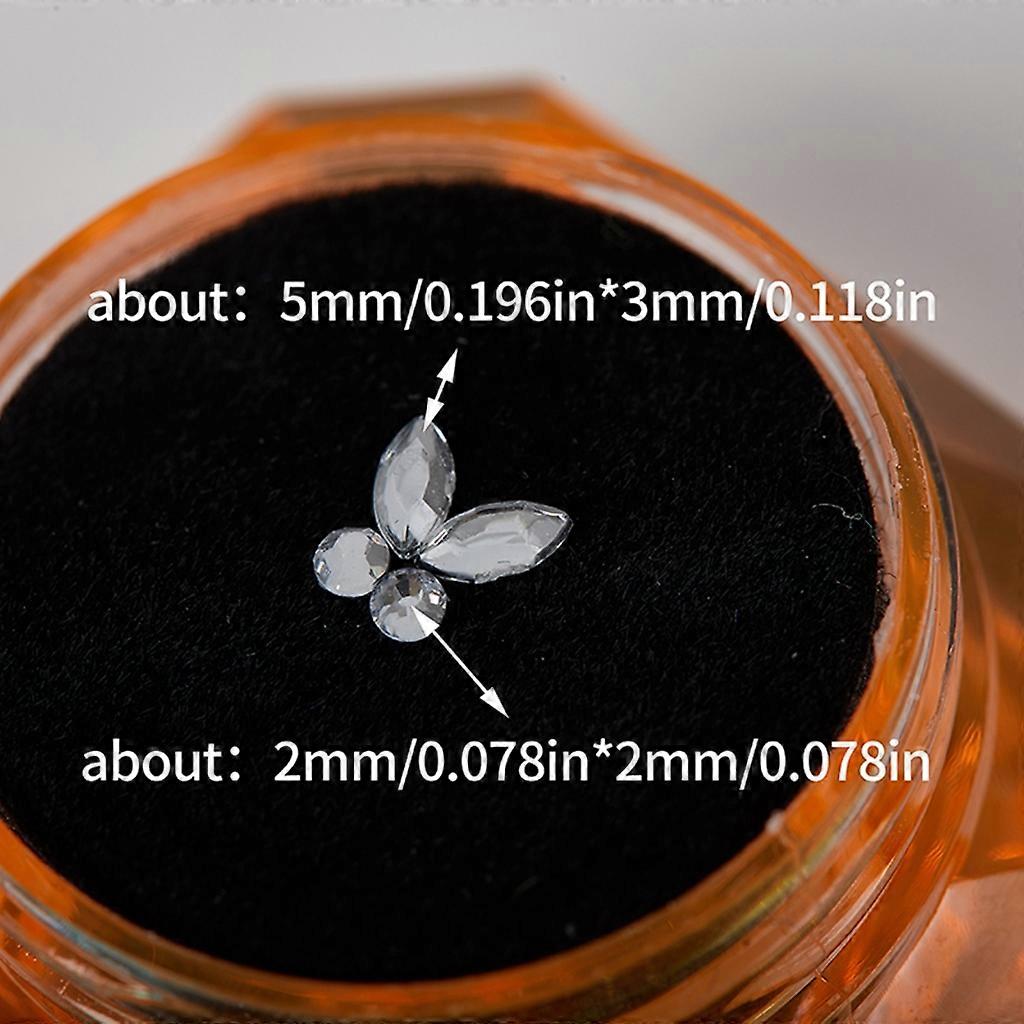 Tooth Ornaments Leaf Butterfly Shape Tooth Gems Decorative Teeth ...