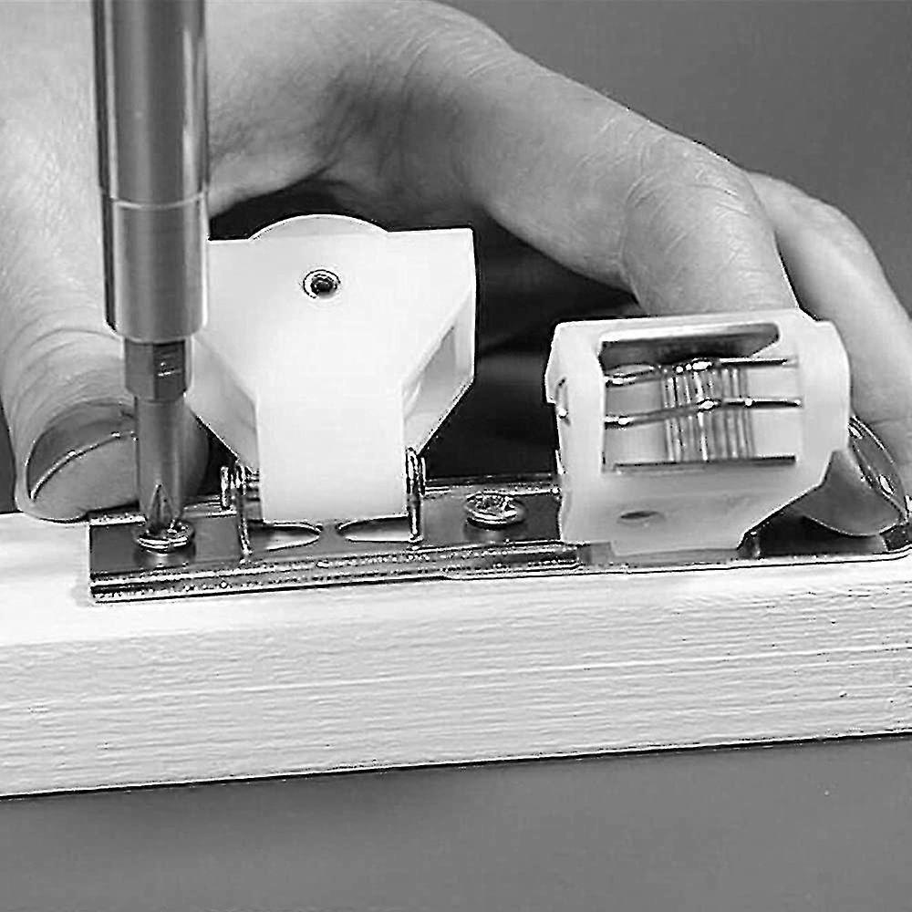 4pcs Cord Lock Mechanism And Cord Idler Pulley Swivel Type White ...