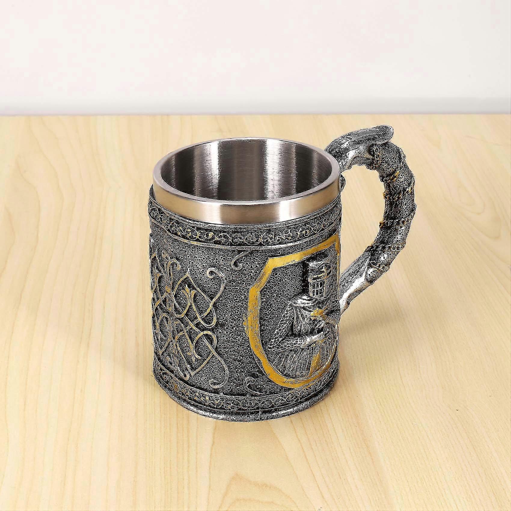 Medieval Templar Crusader Knight Mug Suit Of Armor Knight Of The Cross ...