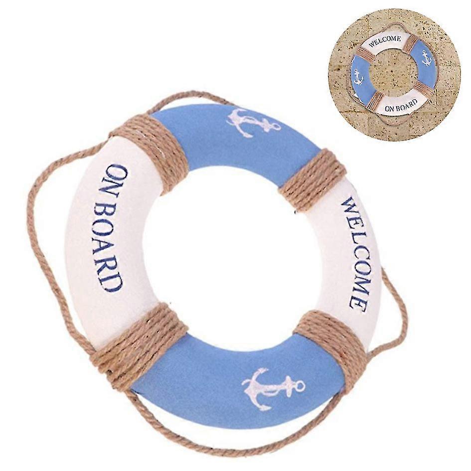 Decorative Lifebuoy Nautical Hanging Wall Decor For Home Shop Bar 30cm ...