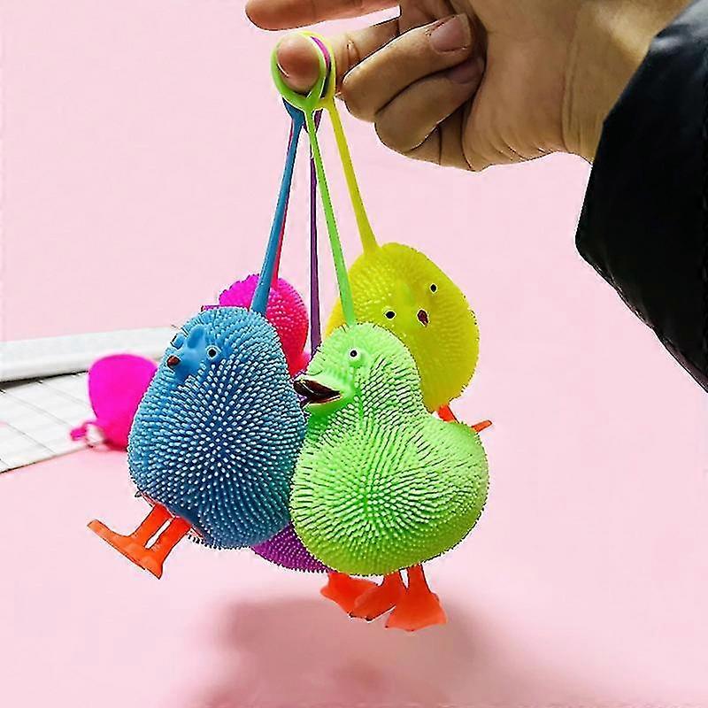 Chicken Toys Cute Squeeze Chicken Toy With Led Flashing Light Mood ...