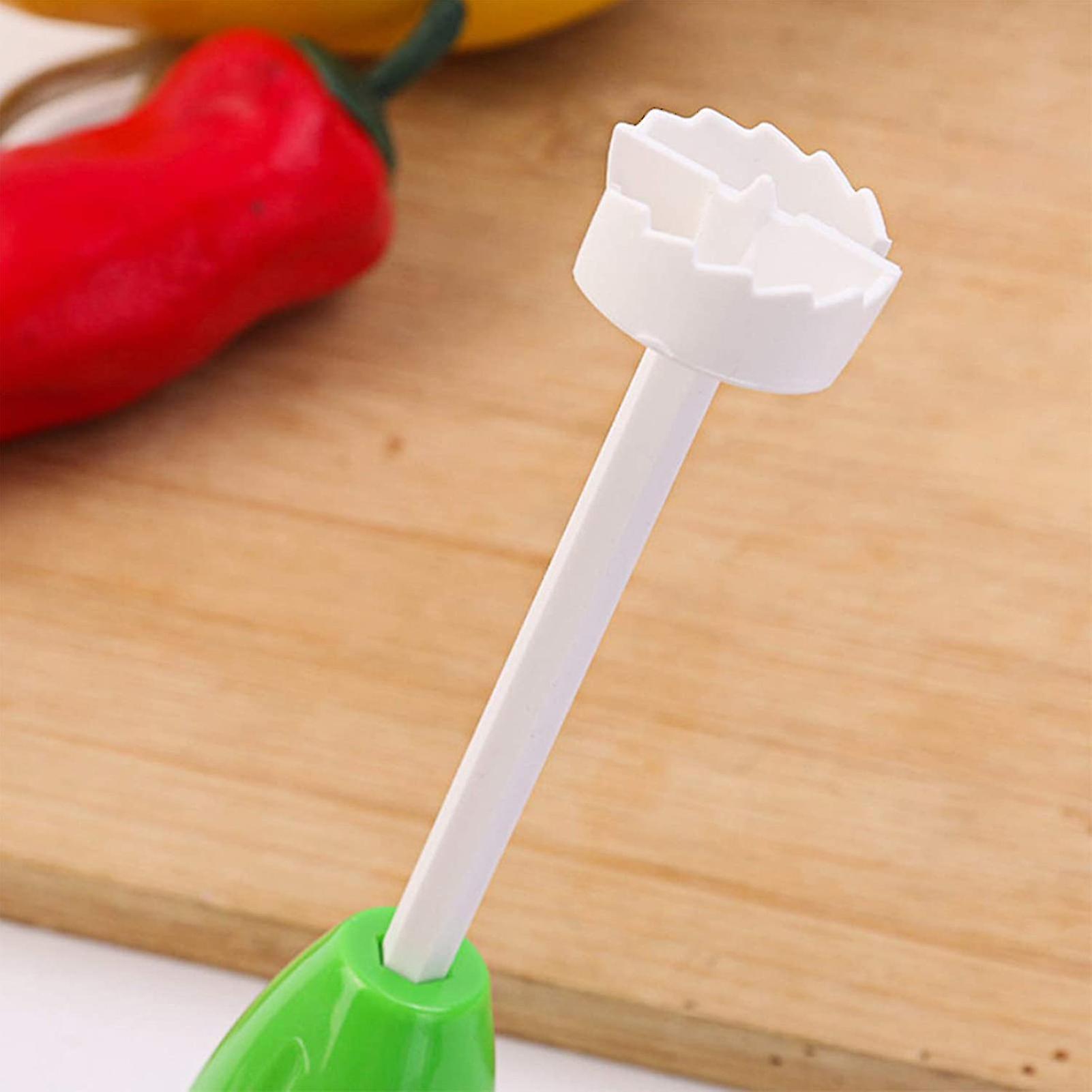 4pcs/set Vegetable Corer Spiral Cutter Digging Device Corer for Stuffed ...