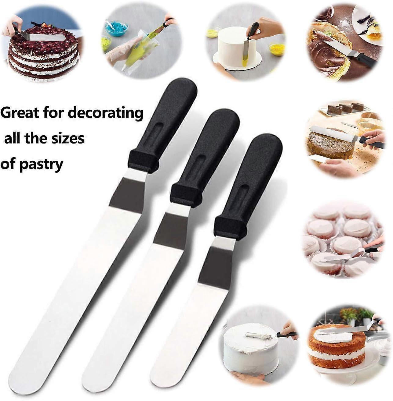 Icing Spatula Metal Stainless Steel for Kitchen Cake Baking Decorating ...
