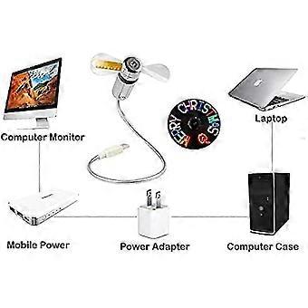 Led Usb Fan, New Creative Programmable Usb-powered Portable Fan, Mini ...