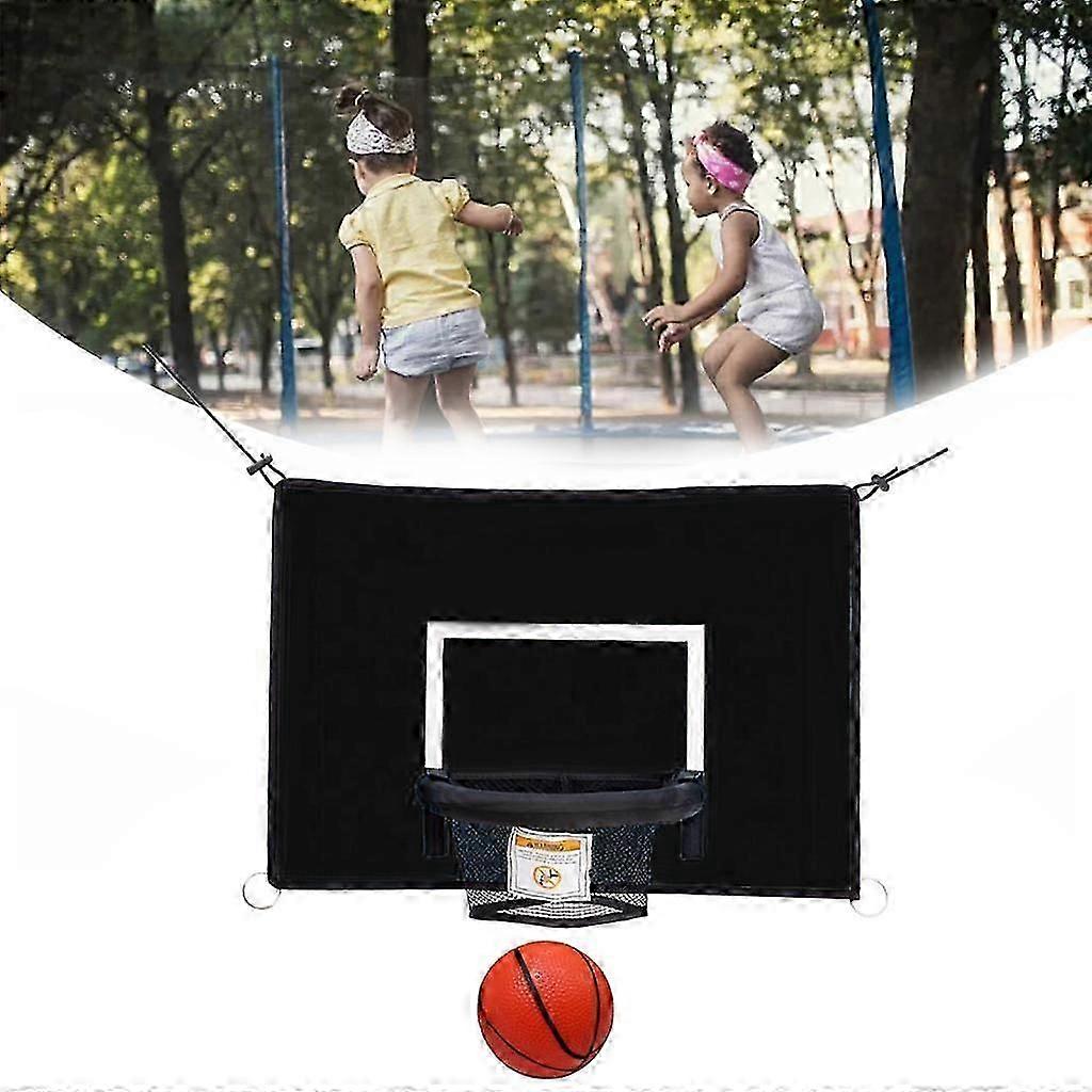 Basketball Hoop Attachment for Trampolines Universal Baseboard with ...