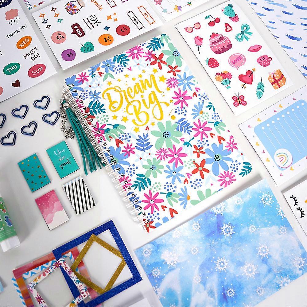Hand-written diary girl birthday gift scrapbook children's diary set ...
