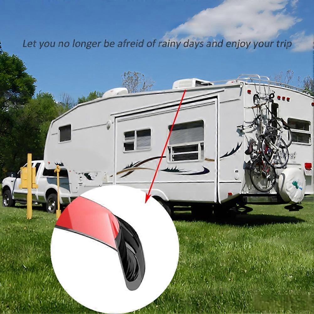 RV Caravan Roof Rainwater Gutter PVC Water Channel Easy Install ...