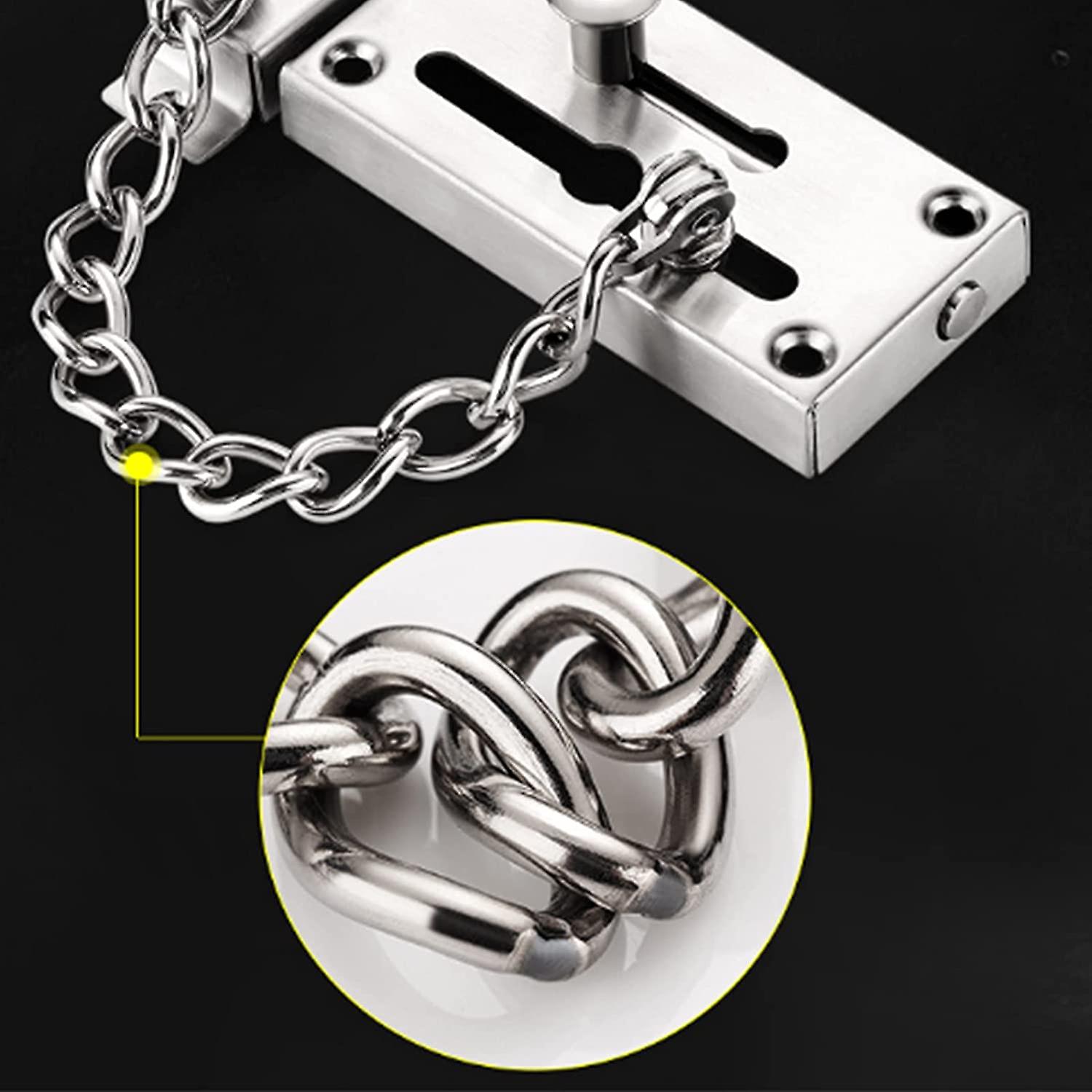 Door Chain Lock, Door Lock Latch With Anti-theft Chain, Chain Door ...