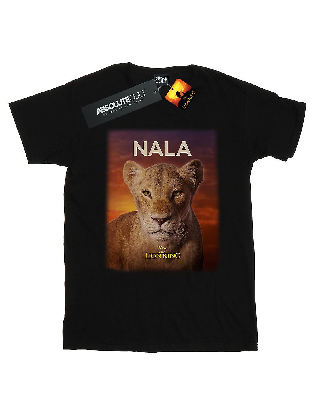 Disney Women's The Lion King Movie Nala Poster Boyfriend Fit T-Shirt ...